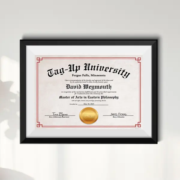 Diplomas | Tag-Up
