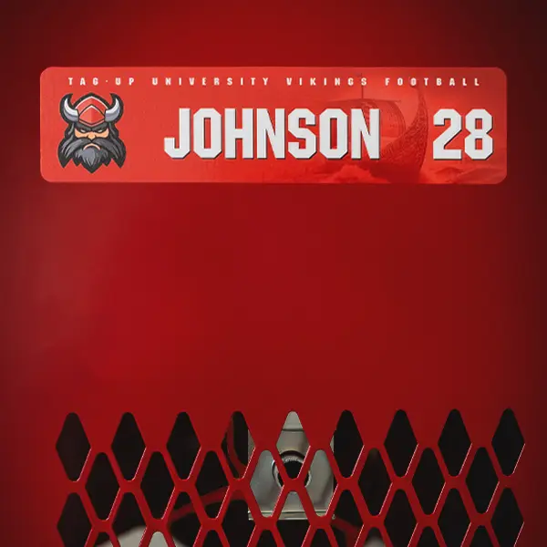 Travel Locker Plate | Tag-Up